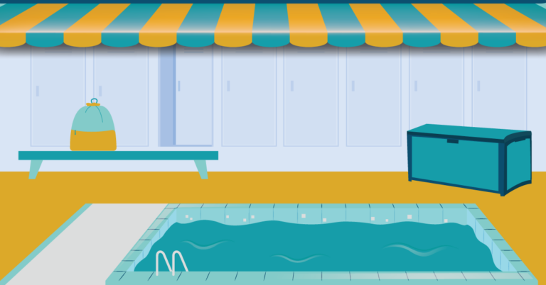 21 Pool Storage Ideas for Extra Poolside Space